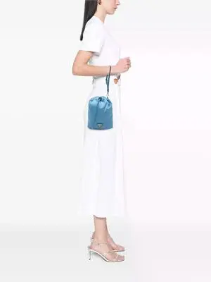 Prada 2000-2013 Tessuto Drawstring Bucket Bag