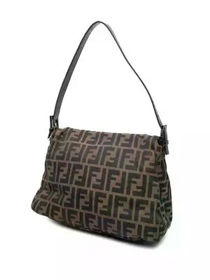 Fendi Zucca Canvas Mamma Forever Shoulder Bag
