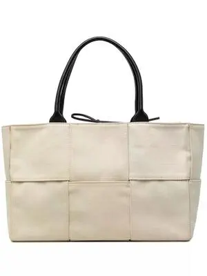 Bottega Veneta Canvas Maxi Intrecciato Tote Bag