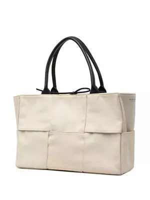 Bottega Veneta Canvas Maxi Intrecciato Tote Bag