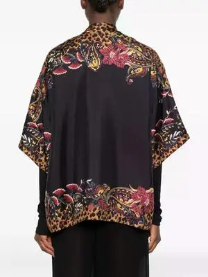 Etro Leopard Print Paisley Shirt