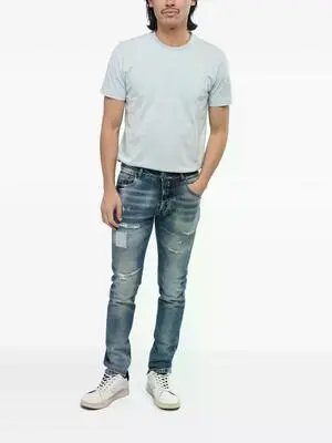 John Richmond Distressed-effec Jeans - Blue