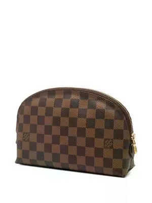 LOUIS VUITTON Damier Ebene Cosmetic Gm Pouch - Brown