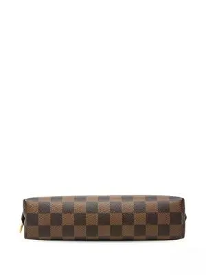 LOUIS VUITTON Damier Ebene Cosmetic Gm Pouch - Brown