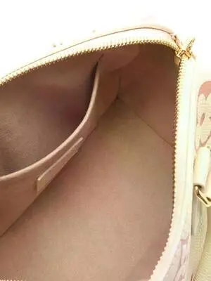 LOUIS VUITTON Bicolor Monogram Giant Empreinte Speedy Bandouliere 20 Satchel - Neutrals