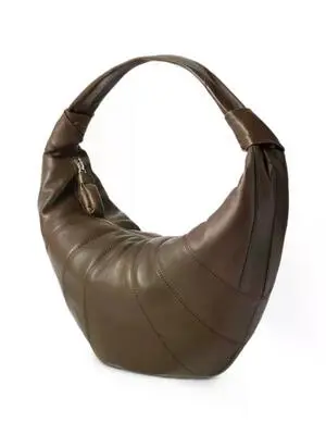 LEMAIRE Fortune Croissant Bag In Leather - Brown