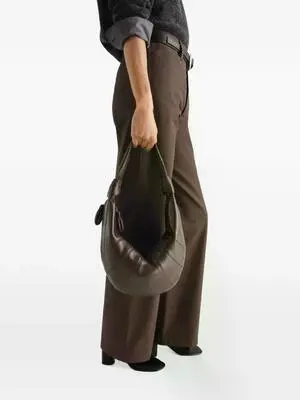 LEMAIRE Fortune Croissant Bag In Leather - Brown