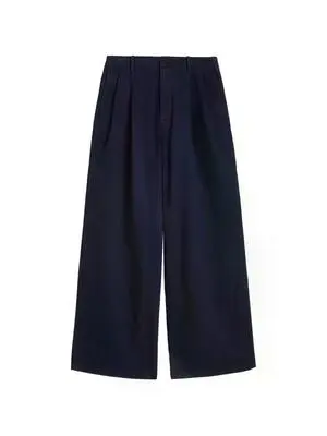 JIL SANDER Pleated Oversized Jeans