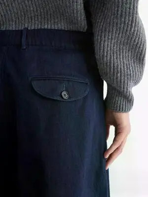 JIL SANDER Pleated Oversized Jeans