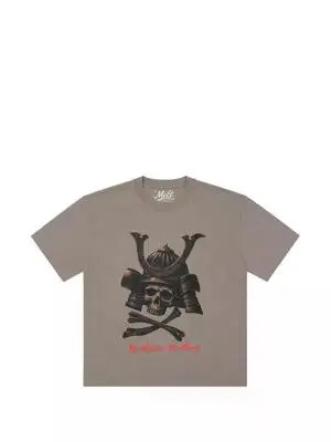 MELT Graphic-print Crew-neck T-shirt - Grey