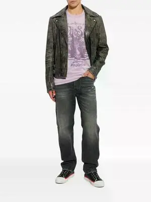 DIESEL® T-norm-aa8 Graphic-print T-shirt - Purple