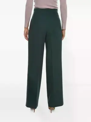 SUPER BLOND Pleated Buckle-fastening Trousers