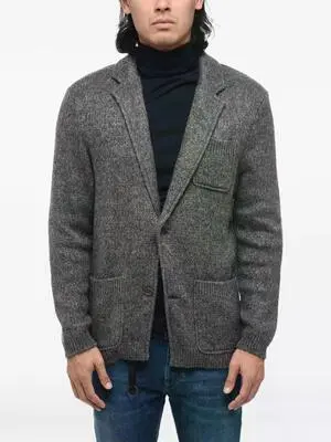 SUN HOUSE Knit Horn-button Cardigan