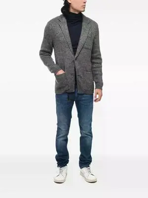 SUN HOUSE Knit Horn-button Cardigan