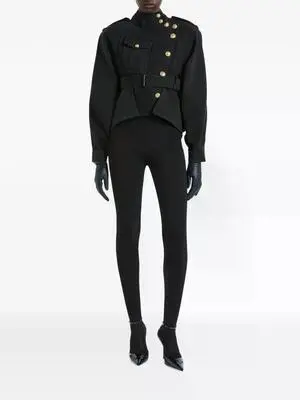 Balmain Denim Peplum Jacket