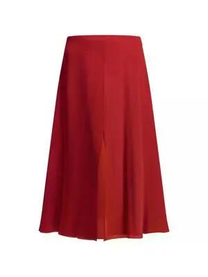 Valentino Garavani Front Slit Midi Skirt