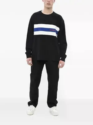 AWAKE NY Stripe-detail Long-sleeve T-shirt