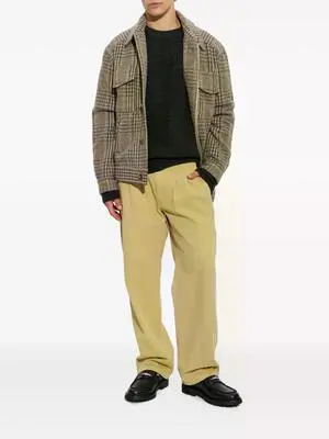 MARANT Ribbed-knit Crew-neck Sweater