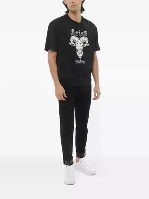 Neil Barrett Graphic-print Crew-neck T-shirt - Black