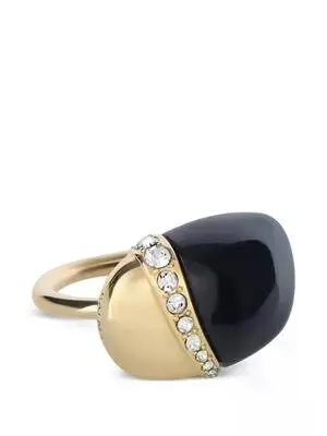Balmain Organic Ring In Lacquered Brass - Gold