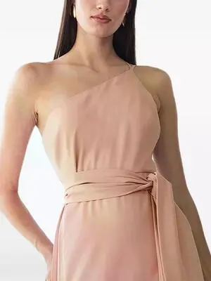 WILLA One-shoulder Asymmetric Dress - Pink