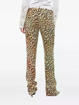 Dsquared2 Animal Print Trousers - Brown