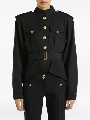 Balmain Belted Peplum Jacket