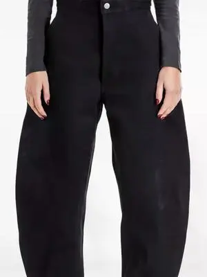 TUKI Button-fastening Trousers - Black