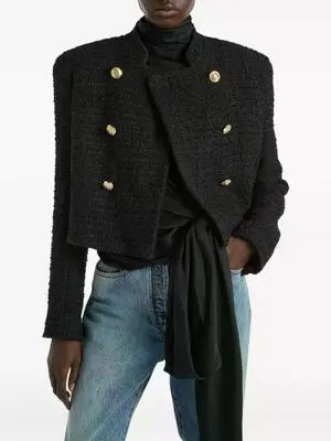 Balmain Tweed Officer Jacket