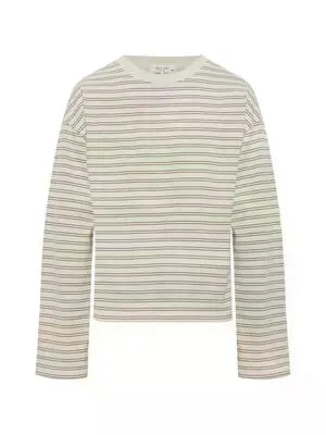Rag & Bone Kelly Striped Long-sleeve Top - Neutrals
