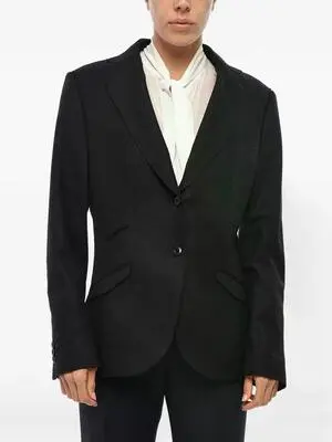 MAURIZIO MIRI Raw-edge Single-breasted Blazer