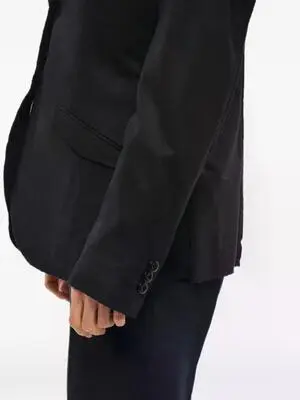 MAURIZIO MIRI Raw-edge Single-breasted Blazer