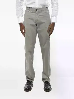Corneliani Corneliani Belt-Loop Trousers With Welt Pockets Grey