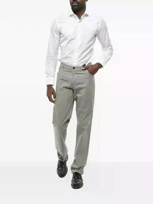 Corneliani Belt-loop Trousers With Welt Pockets