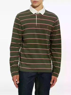 Etro Striped Long-sleeve Polo Shirt