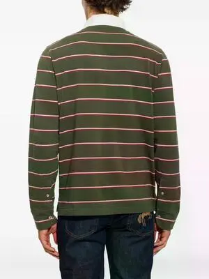 Etro Striped Long-sleeve Polo Shirt