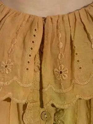 MARANT ETOILE Lenora" Broderie Anglaise Ruffled Mini Dress