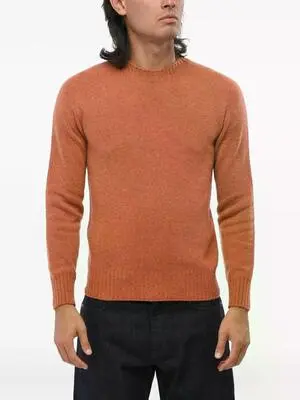 Malo Cashmere Crew-neck Sweater - Orange
