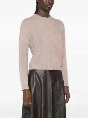 Fabiana Filippi Button-up Cardigan With Ribbed Trim