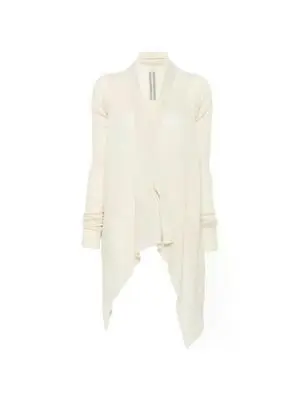 Rick Owens Asymmetric Draped Cardigan
