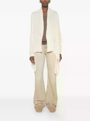 Rick Owens Asymmetric Draped Cardigan