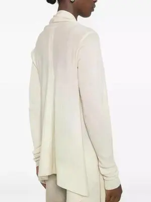 Rick Owens Asymmetric Draped Cardigan