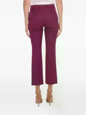 QL2 QUELLEDUE Single-pleat Cropped Trousers