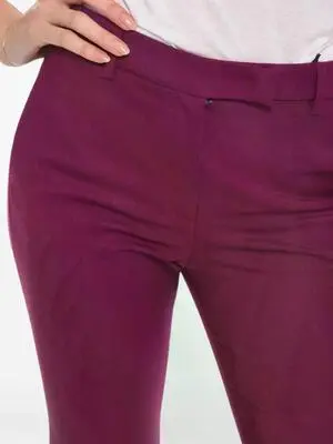 QL2 QUELLEDUE Single-pleat Cropped Trousers
