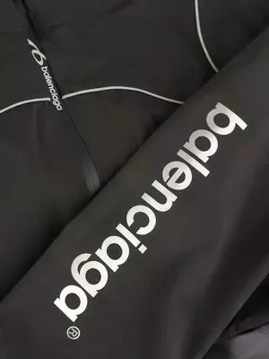 Balenciaga Hooded Cropped Jacket