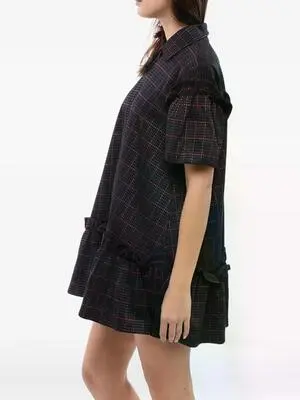 Viktor & Rolf Checked Ruffled Dress