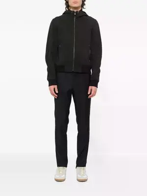 WOOYOUNGMI Hooded Zip-up Track Jacket - Grey
