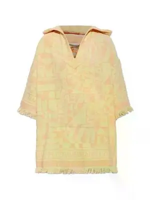 Zimmermann Solstice Logo-jacquard Beach Mini Dress
