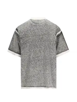 Balenciaga Logo-print Heathered T-shirt - Grey