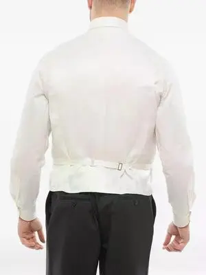 Corneliani Silk Micro-patterned Waistcoat - Grey